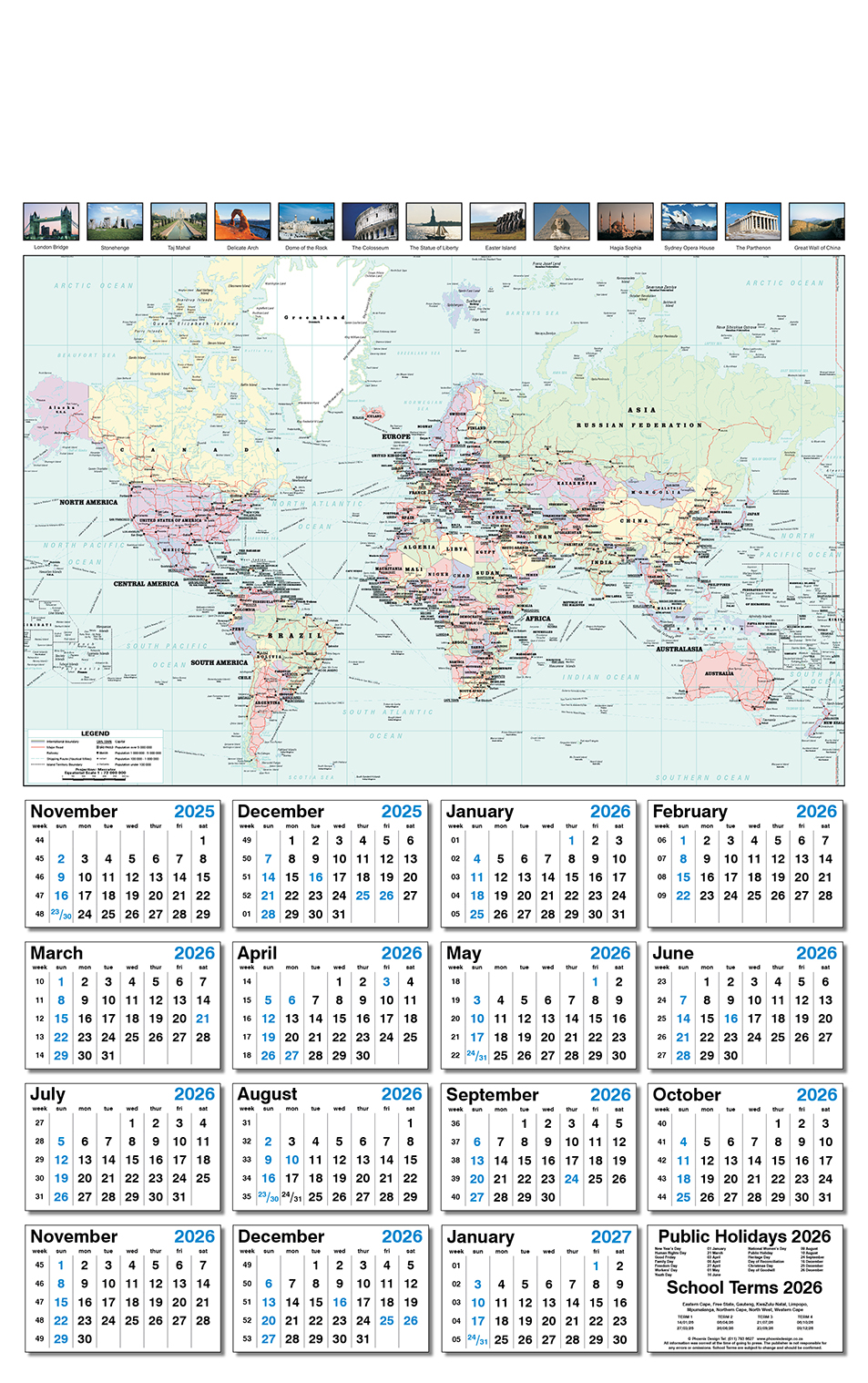 Map Posters | Phoenix Design